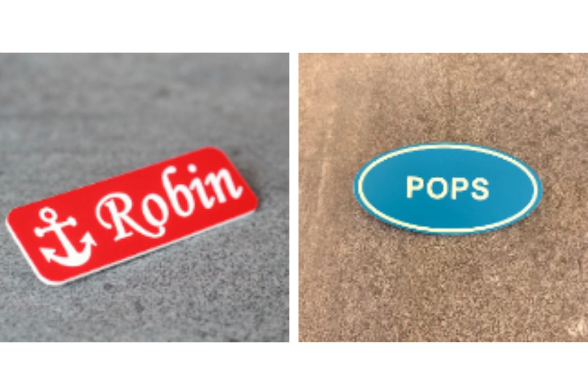 The Badge Company » Digital Print Versus Laser Engraving